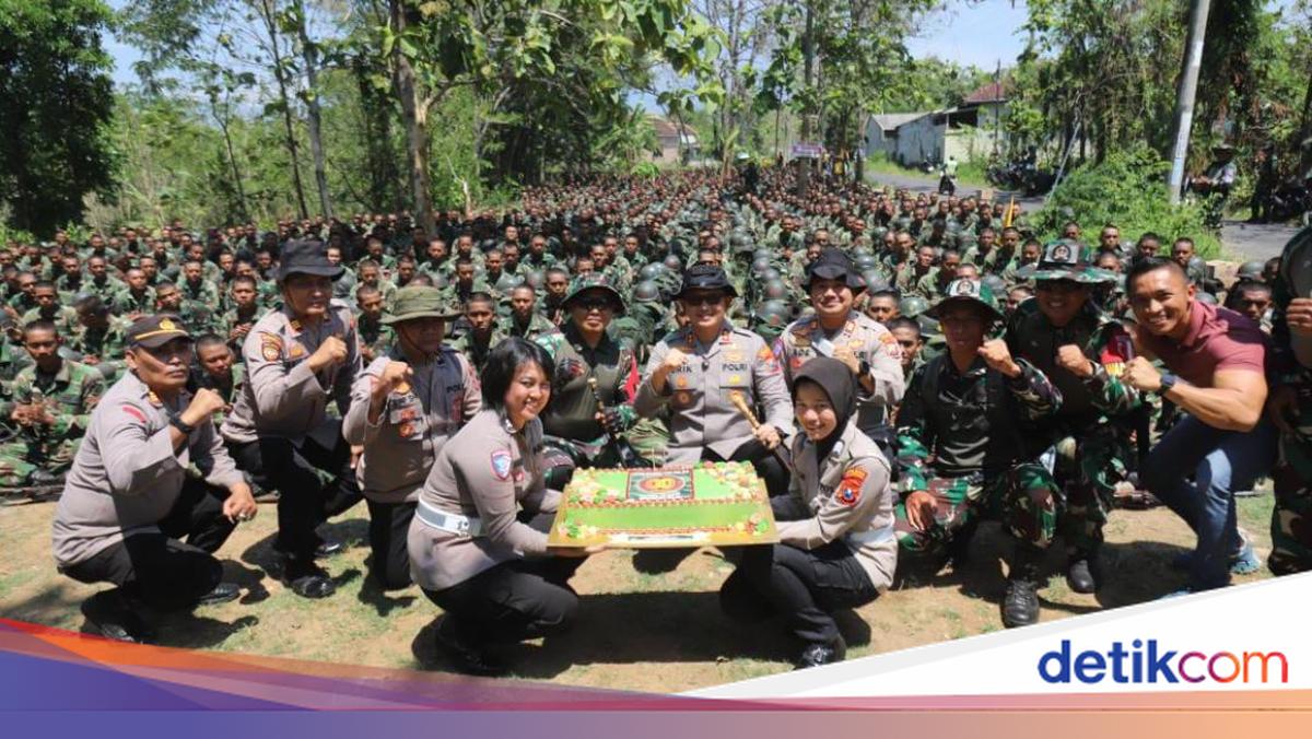 Momen Kapolres Bikin Kejutan di Latihan Prajurit Secata Magetan