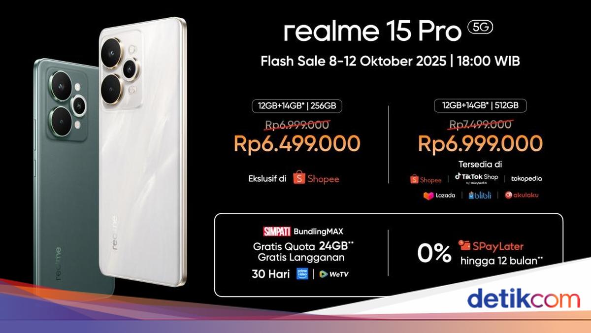 Harga dan Spesifikasi Realme 15 dan 15 Pro 5G di Indonesia