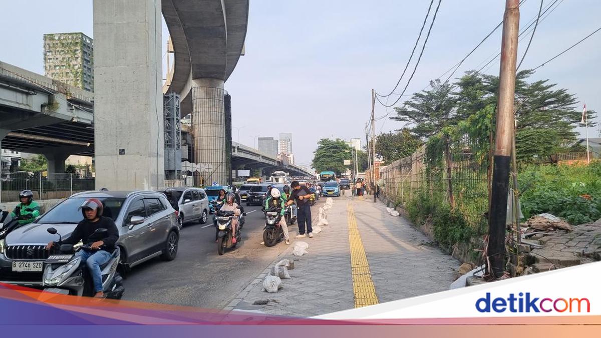 Proyek Trotoar di Dekat MRT Fatmawati Hampir Rampung, Ini Penampakannya