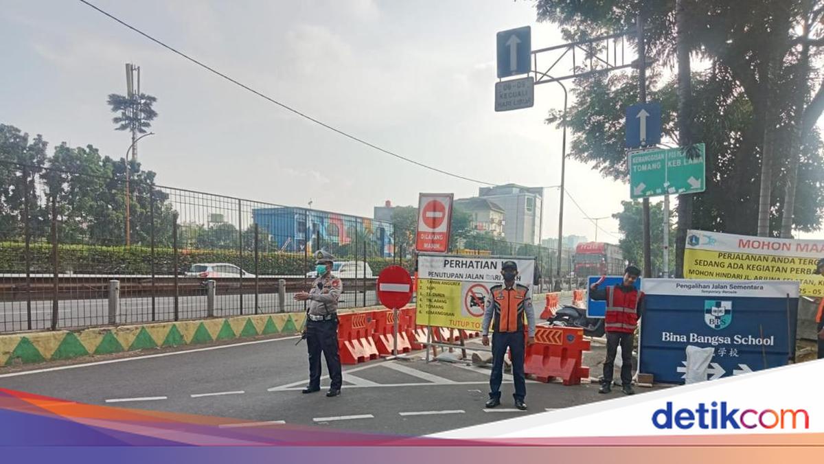 Ada Proyek Galian, Lalu Lintas Jalan Arjuna Selatan Jakbar Dialihkan