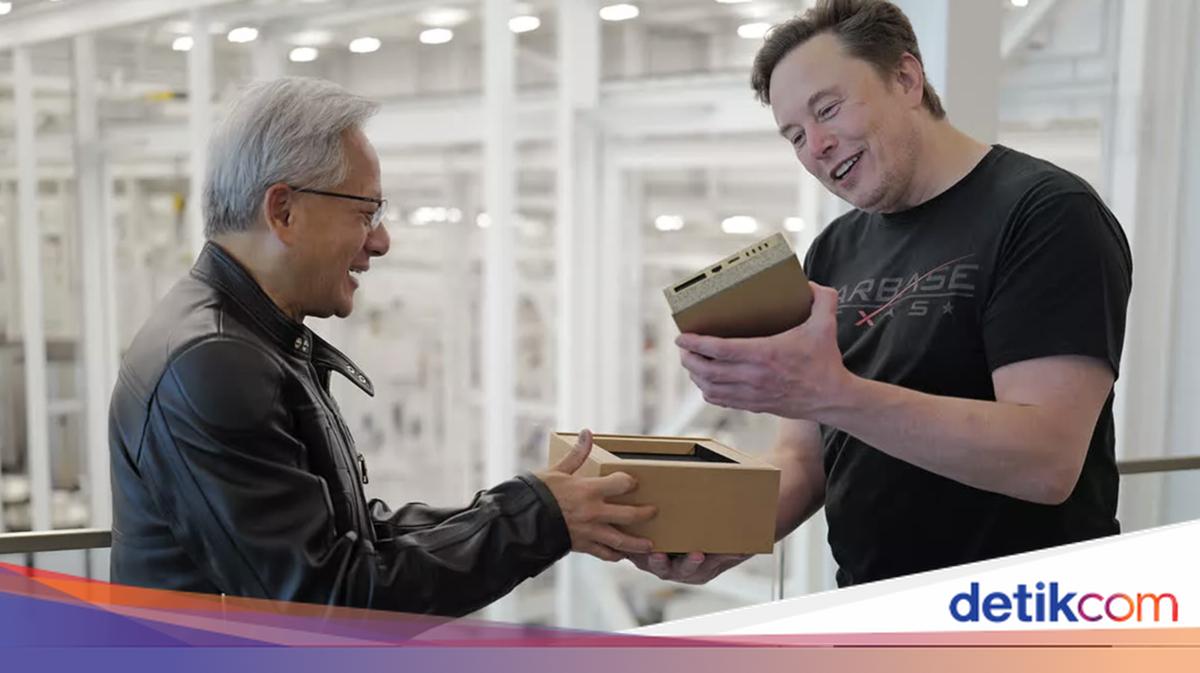 CEO Nvidia Antarkan PC AI Super untuk Elon Musk