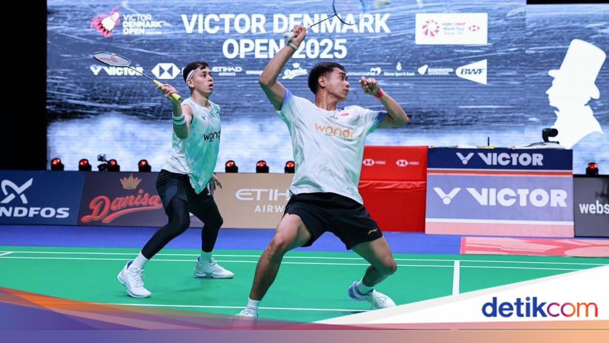 Hasil Denmark Open 2025: Fajar/Fikri Menang, Rian/Rahmat Tumbang