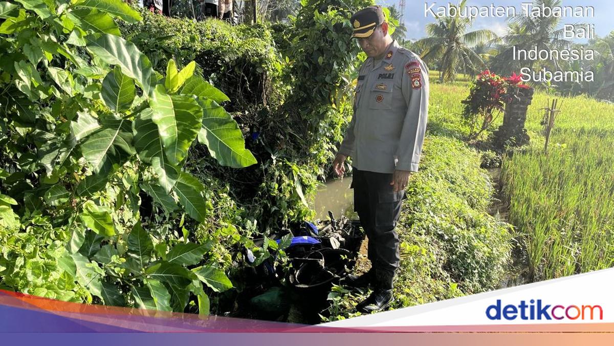 Mabuk Arak, Pria di Tabanan Terperosok ke Parit hingga Tewas