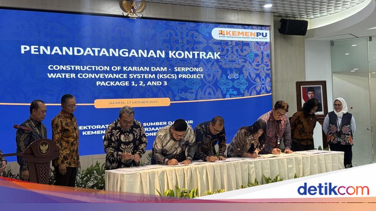 Proyek Pipa Air Bendungan Karian Rp 2,44 T Segera Dimulai, Target Beres ...