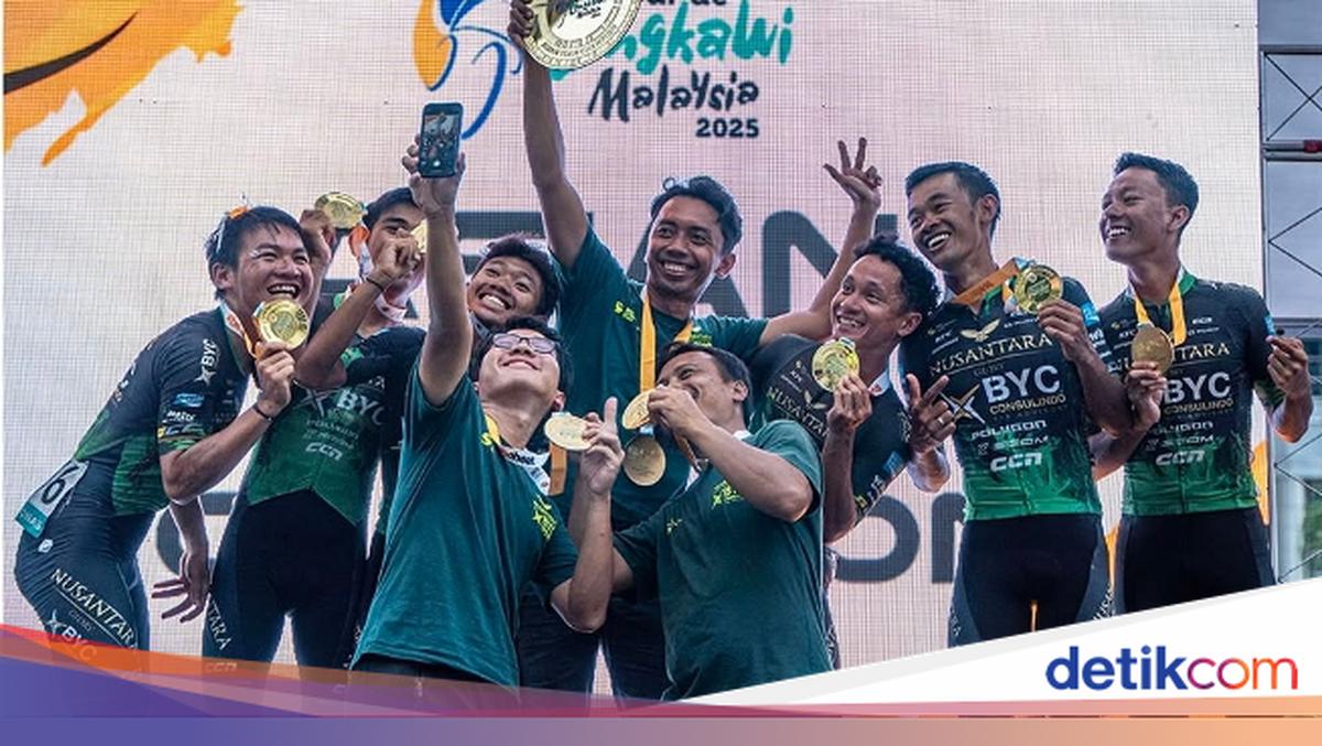 Kisah Nusantara Pro Cycling Team Jadi Tim Terbaik di Tour de Langkawi