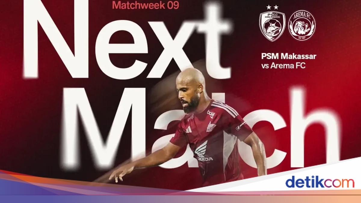 Jadwal Siaran Langsung PSM Makassar Vs Arema FC Sore Ini