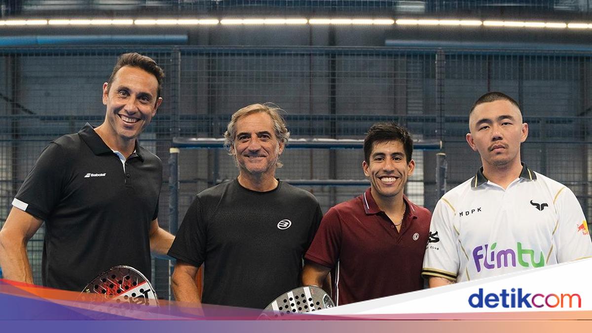 Dari Indonesia ke Spanyol, Mulai dari Nol Kini Main Padel dengan Chingotto