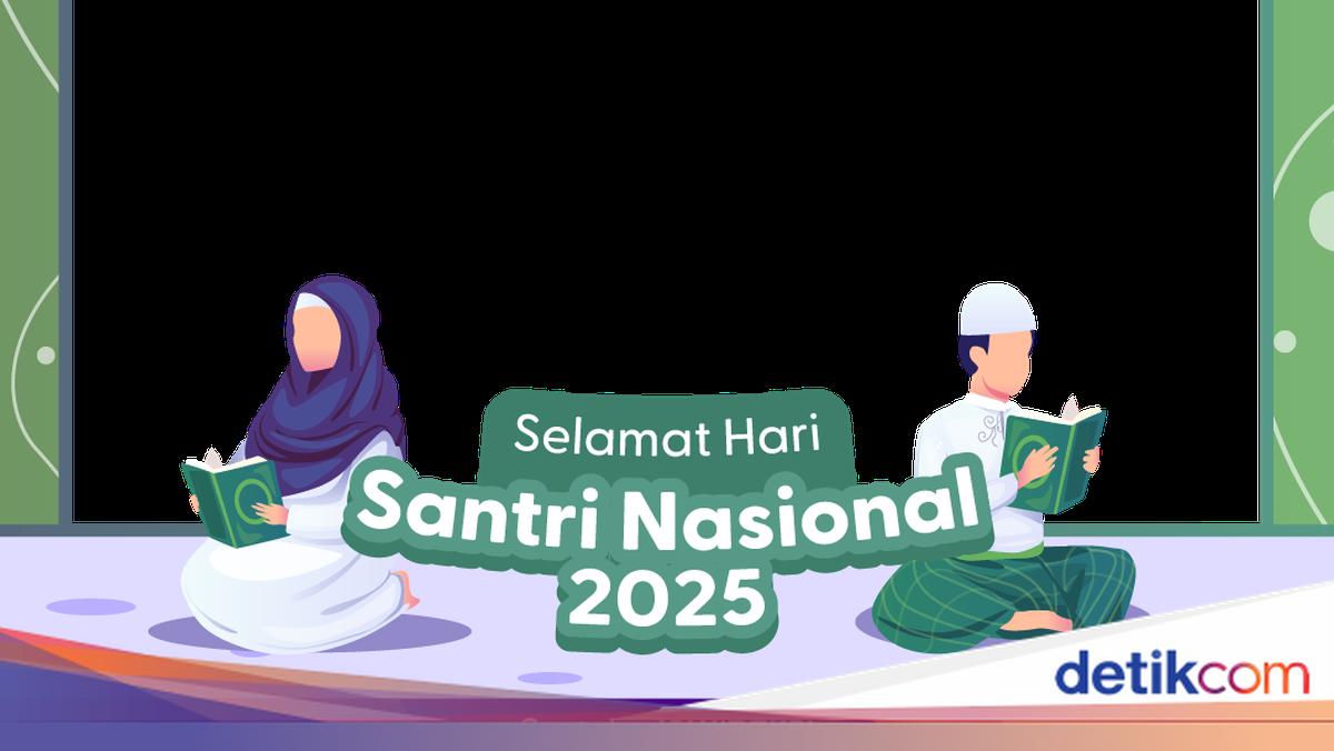 Desain Poster Hari Santri 2025, Wujudkan Cinta Tanah Air dan Agama!