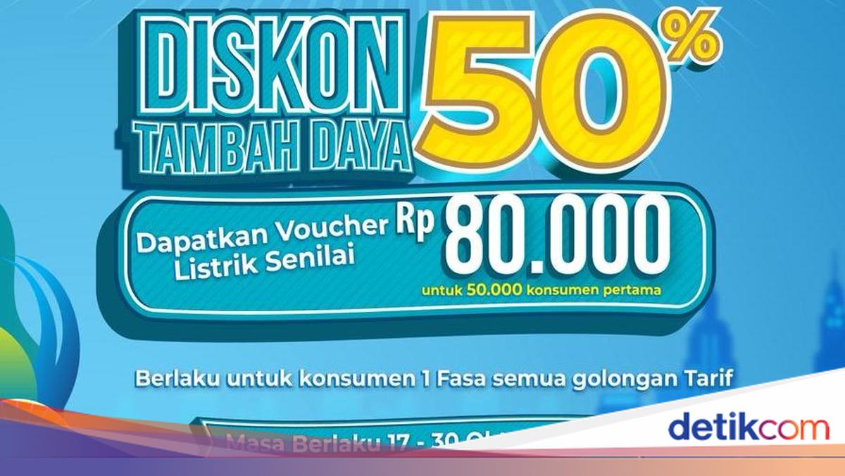 PLN Bagi-bagi Diskon Listrik 50 Persen Lagi Oktober 2025!
