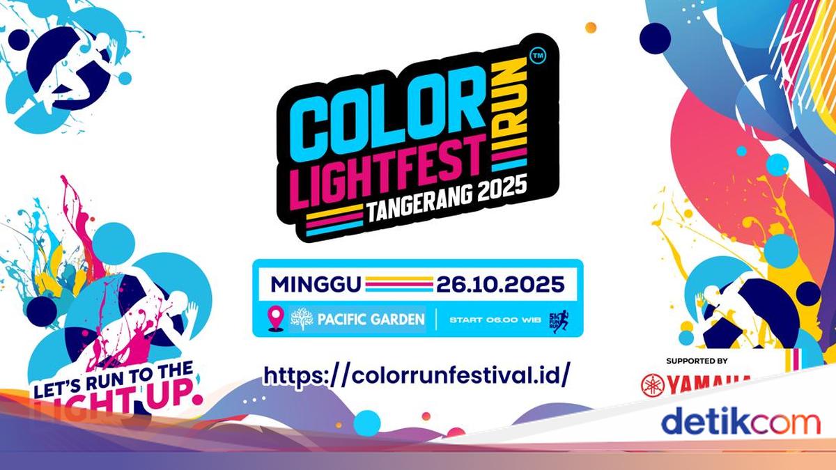 Event Lari 5K Tangerang Color Run LightFest 2025 Akan Digelar Penuh Warna!