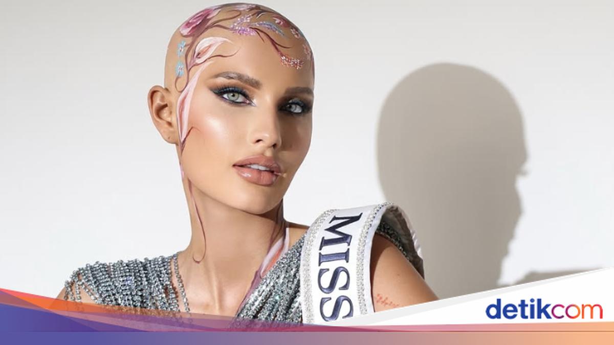 Foto Finalis Miss USA 2025 yang Botak, Jalan di Panggung Tanpa Wig