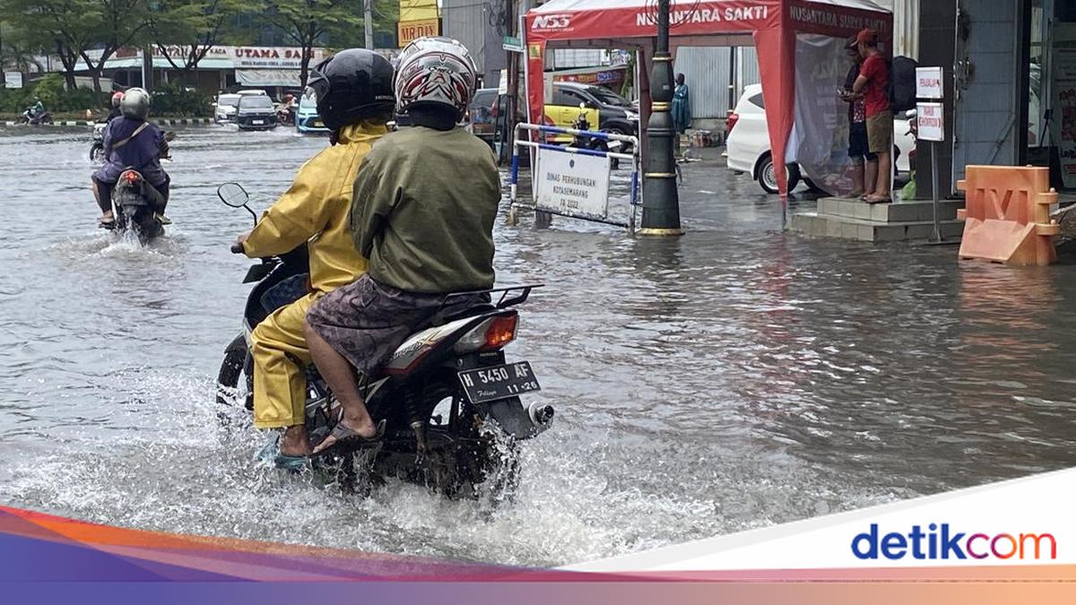 Kawasan Kota Lama Semarang Banjir, Terparah di Terowongan USM