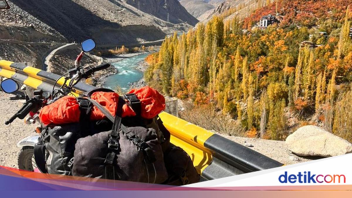 Heboh Motor CB Tua Pelat Magelang Tembus Jalan Tertinggi Dunia di Himalaya