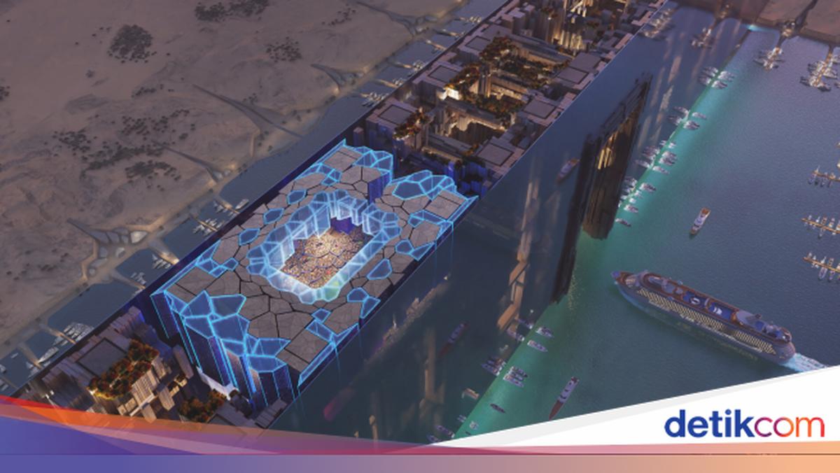 Wow! Arab Saudi Mau Bikin 'Stadion Langit' Setinggi 350 Meter buat ...