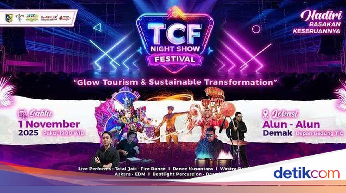 TCF Night Show Festival Demak Bakal Meriah dengan Pertunjukan Penuh Lampu