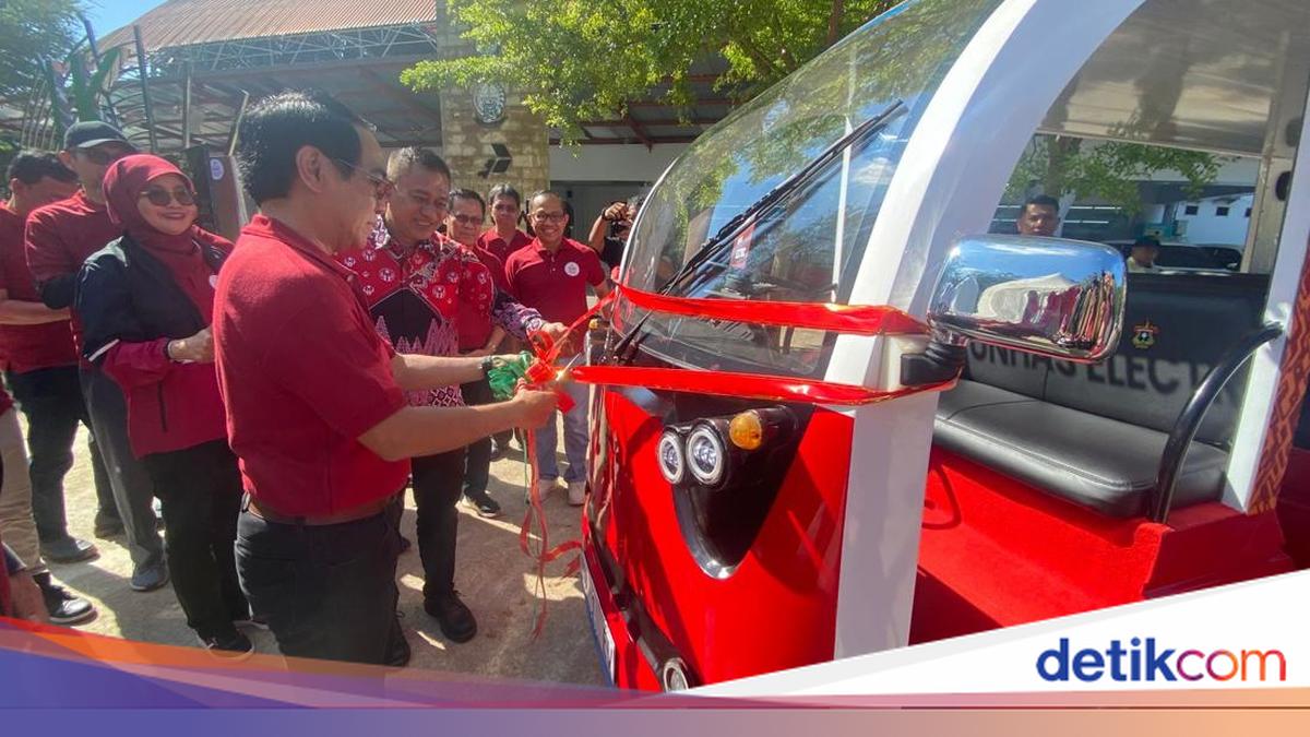 Unhas Kenalkan Mobil Listrik Inovasi Fakultas Teknik, Diberi Nama ENGI-MOVE