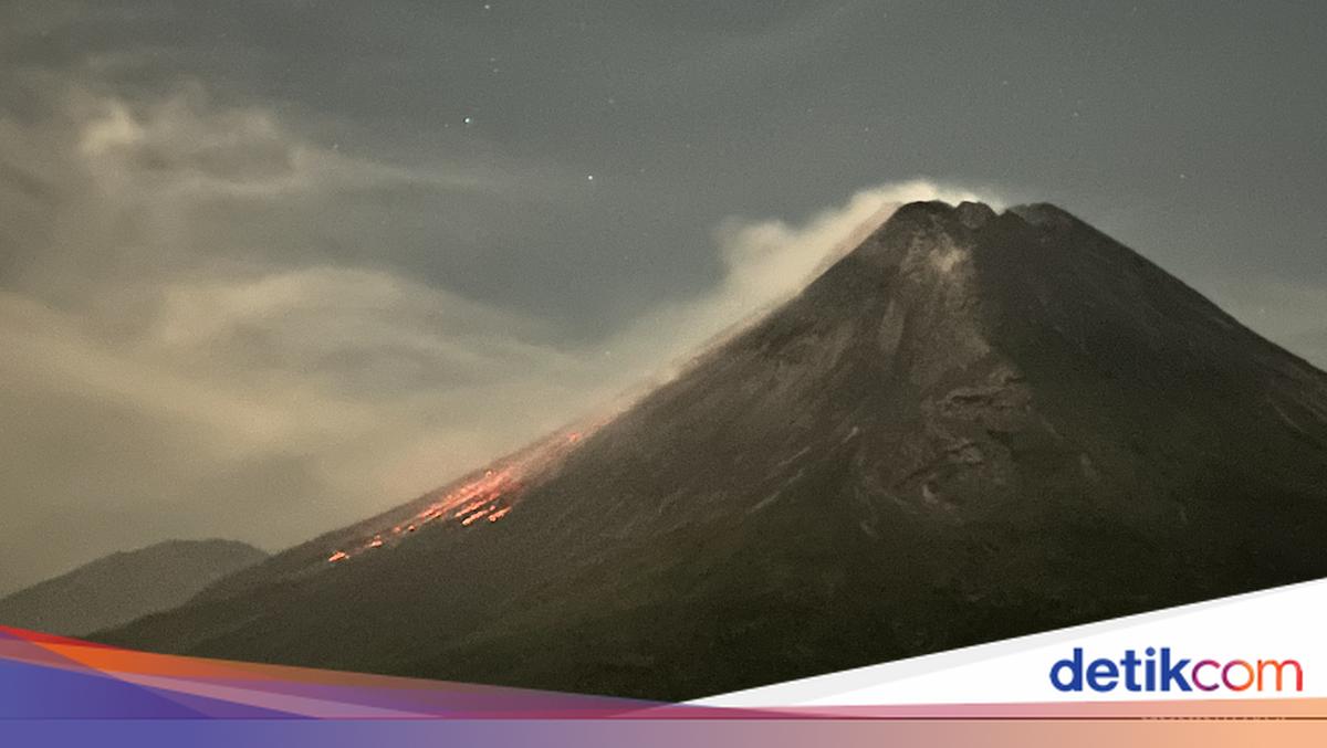 Pesona Lukisan Lava Merapi di Malam Hari Via Bukit Turgo