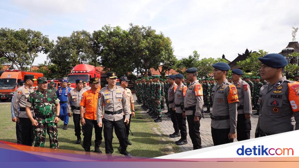 Apel Kesiapan Darurat Bencana, Kapolda Bali Minta Personel Siaga 24 Jam