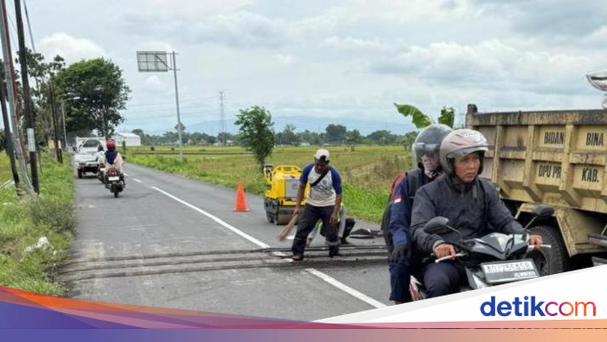 Simpang Ngadisari Klaten Dipasang Marka Kejut Usai Pemotor Tewas ...