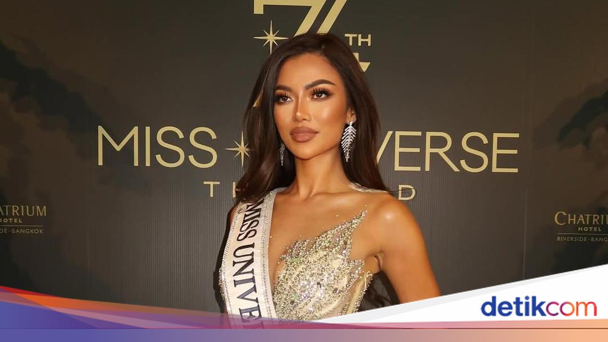 Foto: Cantiknya Miss Universe RI Sanly Liu saat Pembukaan Miss Universe ...
