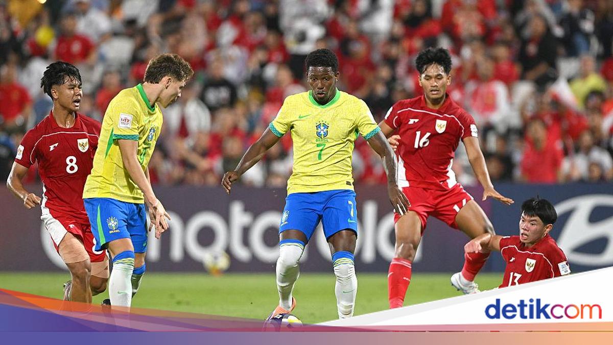 Indonesia U-17 Vs Brasil U-17: Garuda Muda Tumbang 0-4