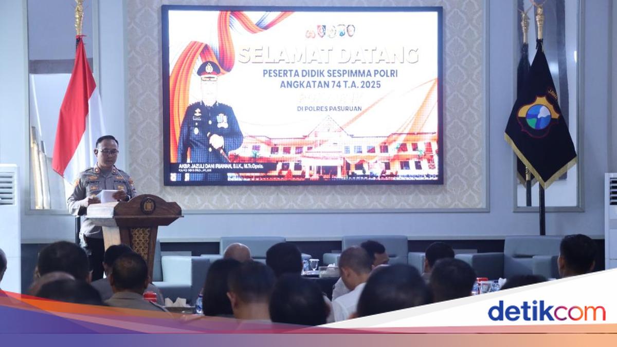 21 Siswa Sespima Polri Latihan di Polres Pasuruan, Ini Fokusnya