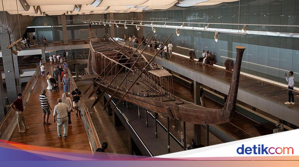 Perahu Firaun Khufu Sepanjang 42 Meter Dirakit di Museum Mesir