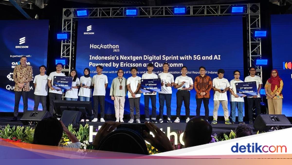 Ericsson Gelar Hackathon 2025, Tiga Inovasi 5G & AI Keren Terpilih