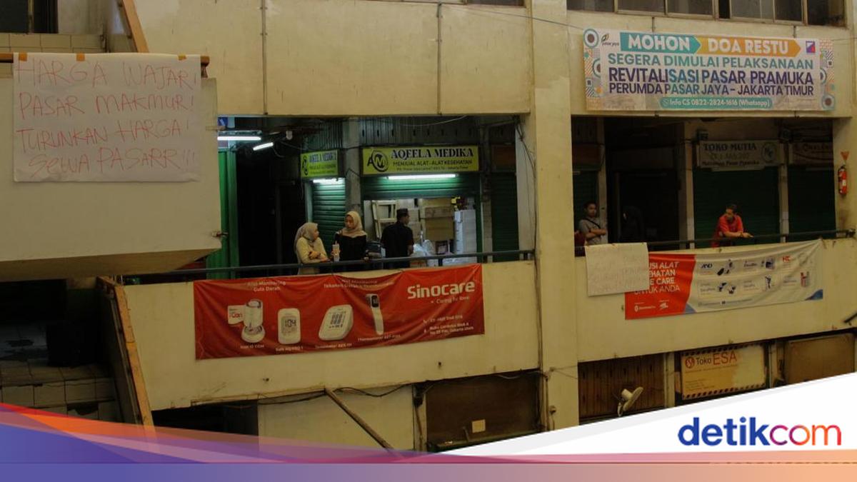 Pedagang Pasar Pramuka Tutup Toko Massal Protes Kenaikan Harga Sewa