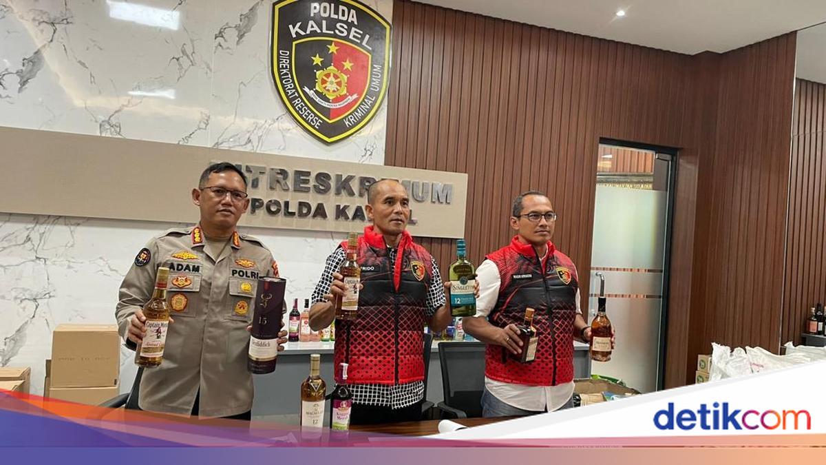 Pria di Kalsel Jual Miras Berkemasan Mahal, Isinya Oplosan