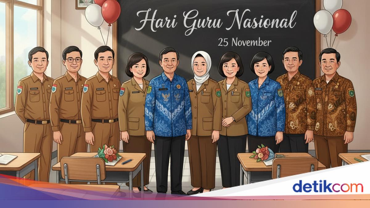 Hari Guru Nasional 2025: Penjelasan Lengkap Tema, Logo, dan Pesan Inspiratifnya