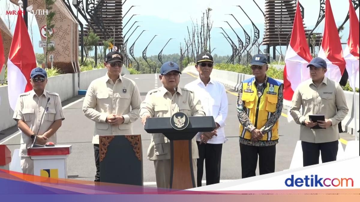 Prabowo Resmikan Jembatan Kabanaran di Bantul hingga Underpass Gatsu Sumut