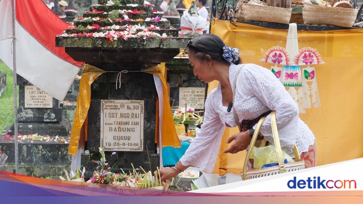 79 Tahun Puputan Margarana, Keluarga Pahlawan Ziarah dan Hiasi Tugu