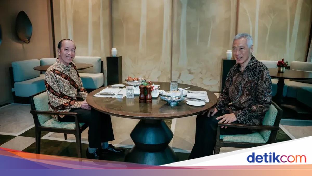 Jokowi Bertemu Eks PM Lee Hsien Loong di Singapura, Ini yang Dibahas