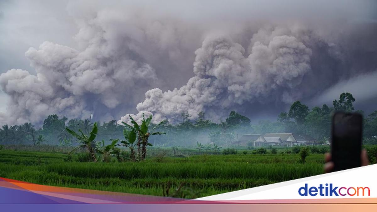 Rentetan Erupsi Semeru dengan Awan Panas, Letusan Terbesar November 2025