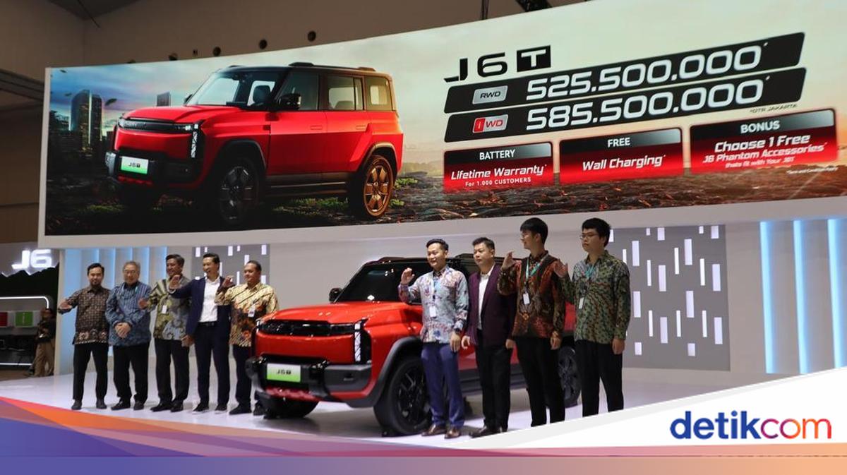Harga Chery J6T Diumumkan, Mulai Rp 525 Jutaan!