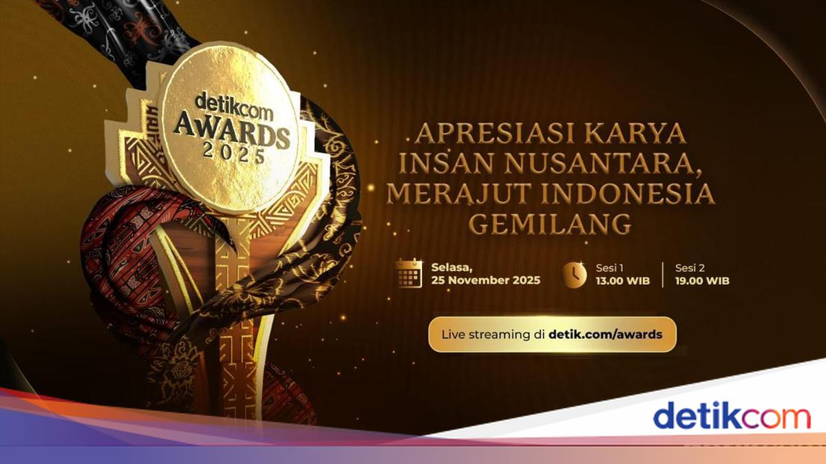 Digelar 25 November, Jangan Lewatkan detikcom Awards 2025!