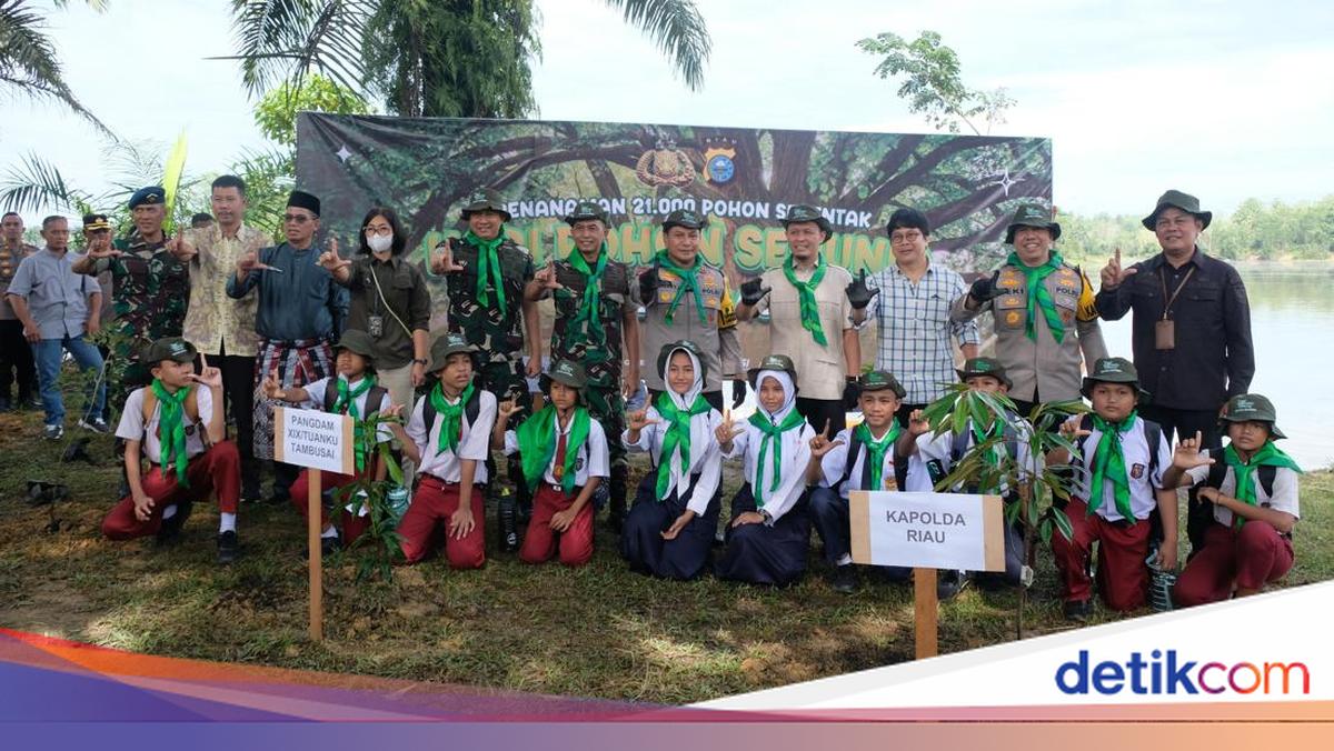 Gerakan 21 Ribu Pohon Bergema di Riau: Satu Pohon, Seribu Harapan