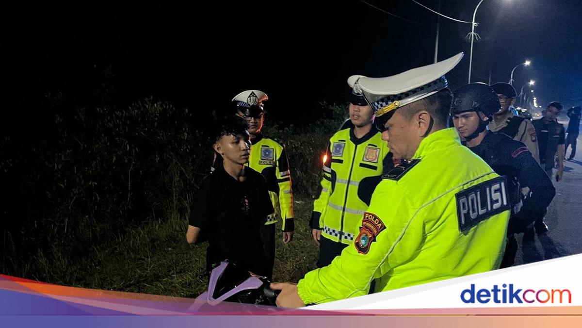 Balap Liar di Jalan Lintas Timur Bangka Dibubarkan Polisi