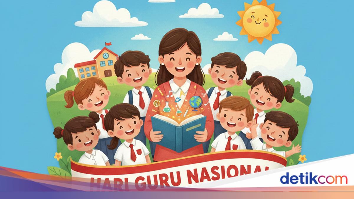 30 Poster Hari Guru Nasional 2025, Gratis dan Estetis!