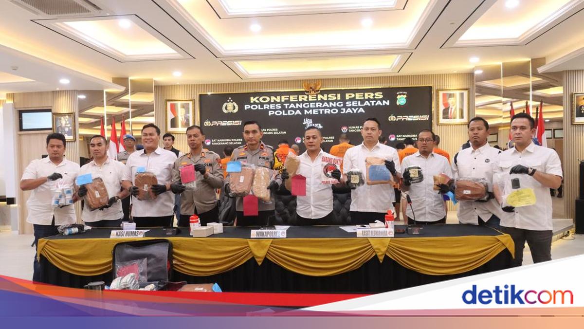 Polres Tangsel Bongkar 13 Kasus Narkoba dalam 2 Bulan, Jerat 18 Tersangka