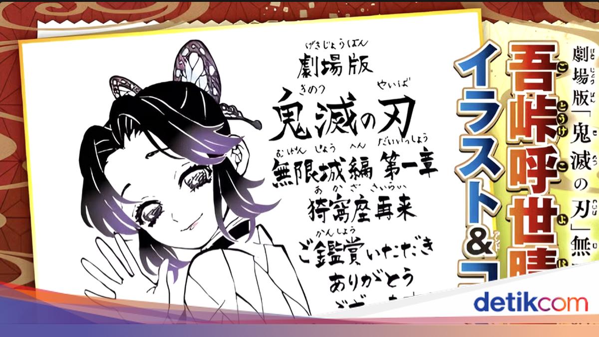 Ilustrasi Hashira Shinobu Kocho Rayakan Kesuksesan Demon Slayer ...
