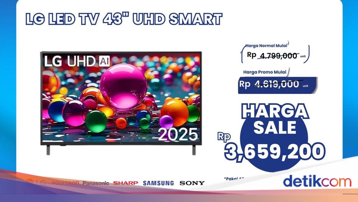 Smart TV 43" Diskon Gede di Transmart Full Day Sale