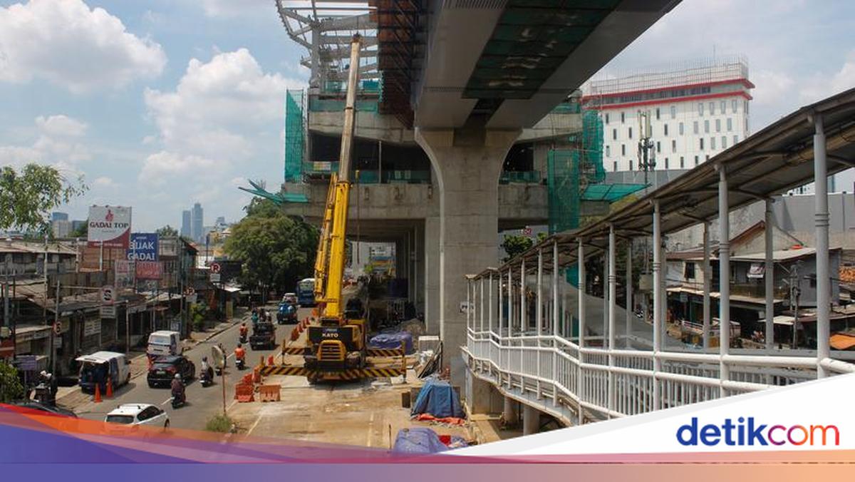 Konstruksi LRT 1B Terus Digenjot, Rawamangun-Manggarai Kian Terhubung