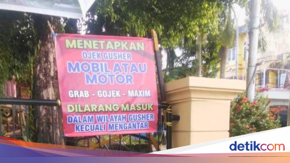 Ojol Dilarang Masuk Pasar Gusher Tarakan, Opang Pasang Spanduk