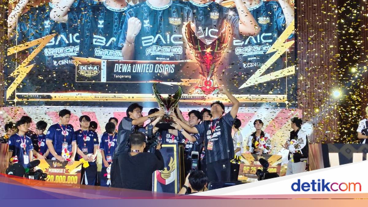 Dewa United Juara Liga 1 Esports Nasional 2025
