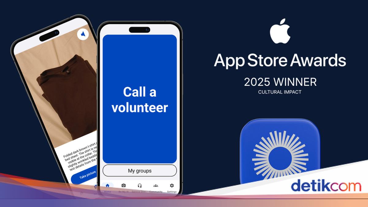 Be My Eyes Raih Apple App Store Award Berkat Dampak Nyata ke Tune Netra