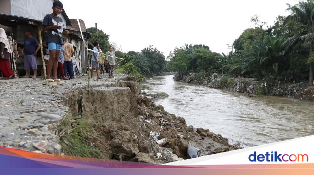 Erosi Sungai Denai Pasca Banjir, Walkot Rico Minta BWS Segera Tangani