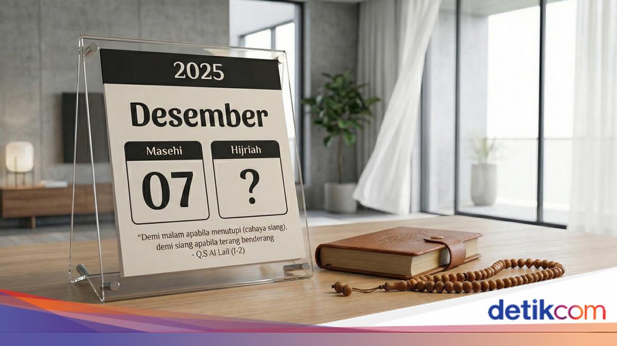Tanggal Hijriah Hari Ini 7 Desember 2025 Lengkap Kalender PDF-nya