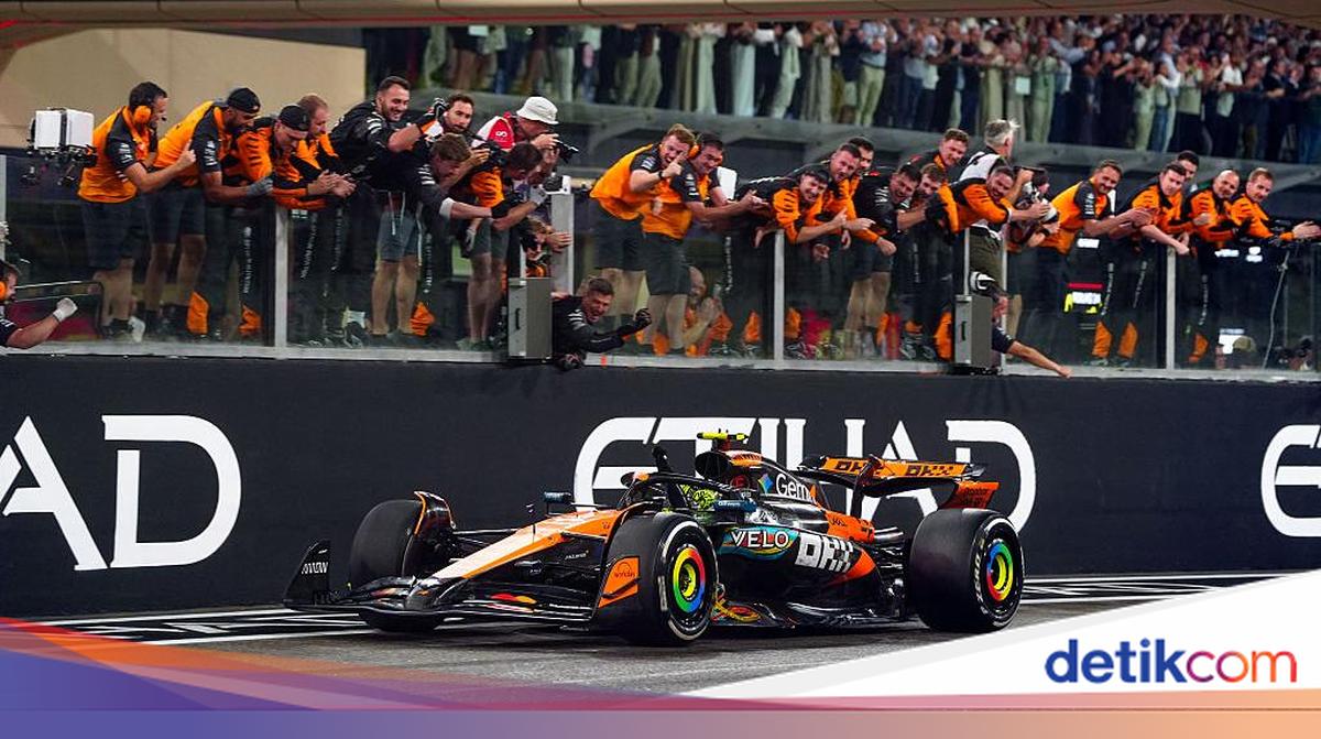 Hasil F1 GP Abu Dhabi 2025: Lando Norris Juara Dunia!